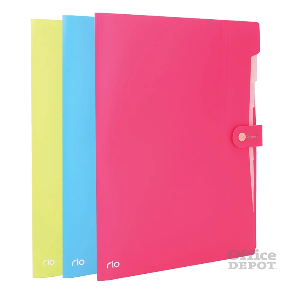 Deli Rio A4 8 rekeszes vegyes színű iratmappa - Office Depot - Papír ...