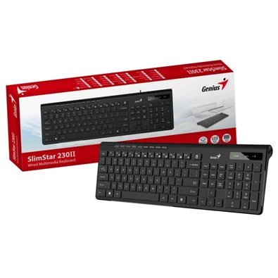 Genius SlimStar 230 II HUN Slim vezetékes billentyűzet - Office Depot ...