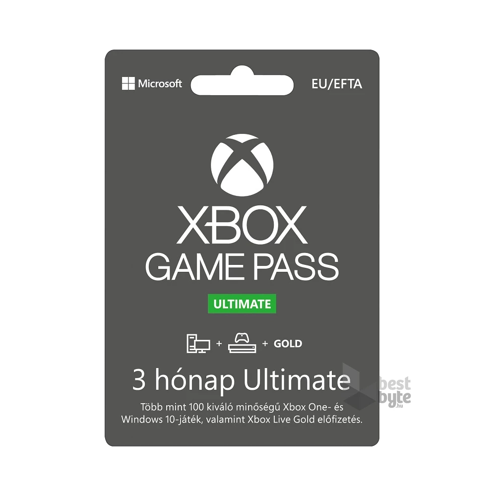 Microsoft Xbox Game Pass Ultimate 3 hónapos előfizetés - Office Depot - Papír, írószer, laptop ...