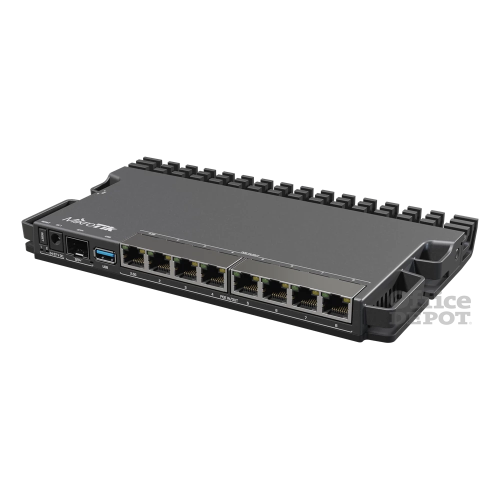 MikroTik RB5009UPR+S+IN 1x2.5GbE PoE LAN 7xGbE PoE LAN 1xSFP+ port ...