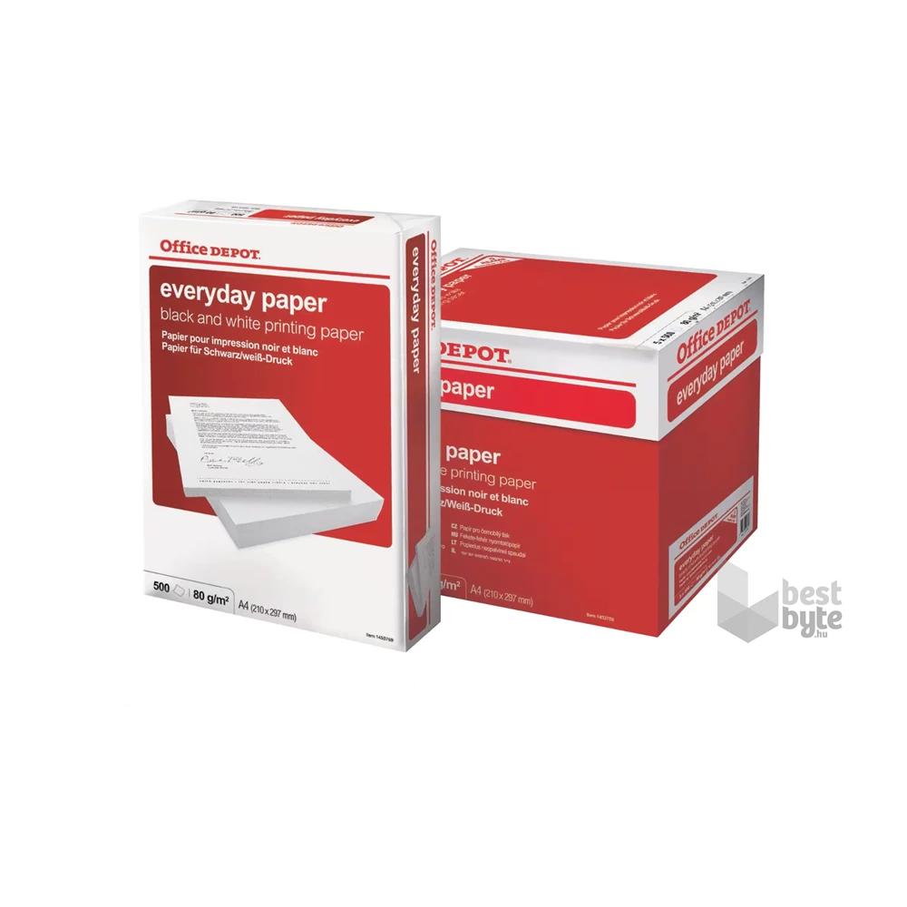 Office Depot Everyday A4 80g másolópapír - Office Depot - Papír ...