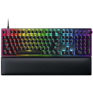 Razer Huntsman V2 (Purple Switch) US RGB fekete gamer billentyűzet ...